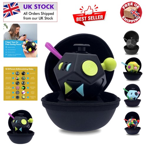 Quality Fidget Cube Dodecagon - Durable, Anxiety Relief Toy for All ...