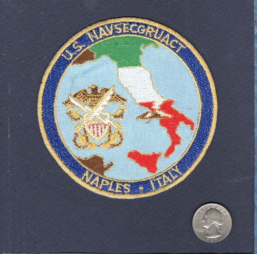 Original NSGA Naval Security Group Activity NAPLES Italy US Navy Unit ...