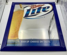 Miller Lite Mirror In Collectible Miller Signs & Tins for sale | eBay