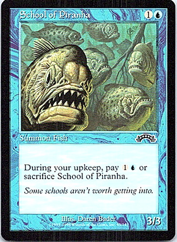 School Of Piranha Magic The Gathering Exodus Near Mint | eBay
