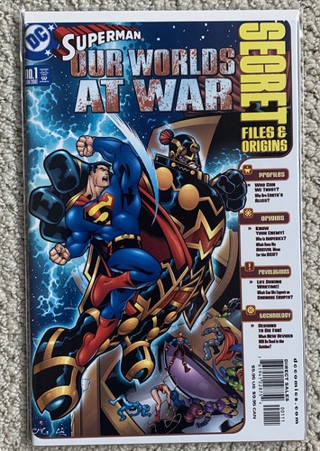 Superman: Our Worlds at War Secret Files & Origins #1 DC 2001 Comics | eBay
