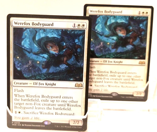 x2 Werefox Bodyguard WOE MTG 39 RARE M/NM | eBay