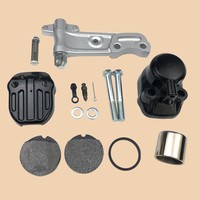 Front Brake Caliper Kit w/Pads - Honda CB750A 76-78 CB750F 75-76 CB750K ...