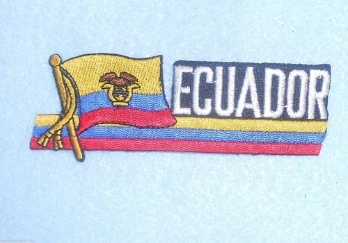 Ecuador Patch - Travel Souvenir - Flag - 4 3/8" x 1 5/8" | eBay