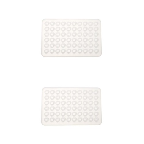 2pcs Super Glossy Epoxy DIY Mold Silicone Mold 60 Cavities for Mini ...