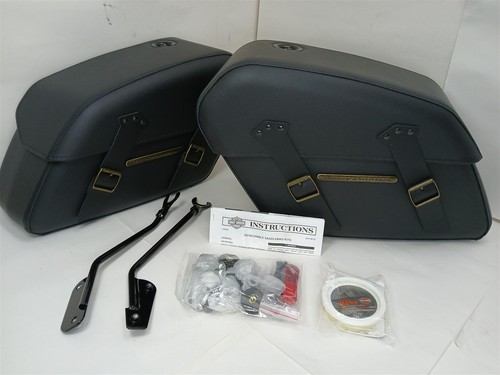 2018-2020 OEM Harley-Davidson FLFB Softail Fatboy Leather Saddlebags ...