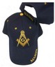 FREEMASON BLACK EMBROIDERED ADJUSTABLE HAT mason masonic lodge baseball ...
