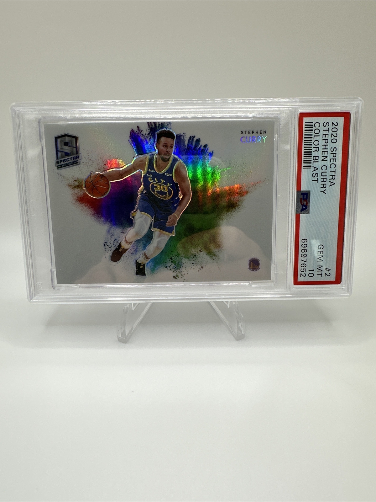 Stephen Curry 2020 Spectra #2 Color Blast /(SSP) Price Guide - Sports ...