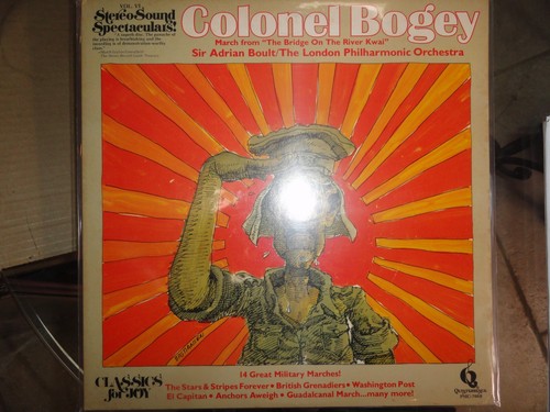 VINYL RECORD LP M COLONEL BOGEY #1 14 GREAT MILITARY MARCHES PMC-7068 ...