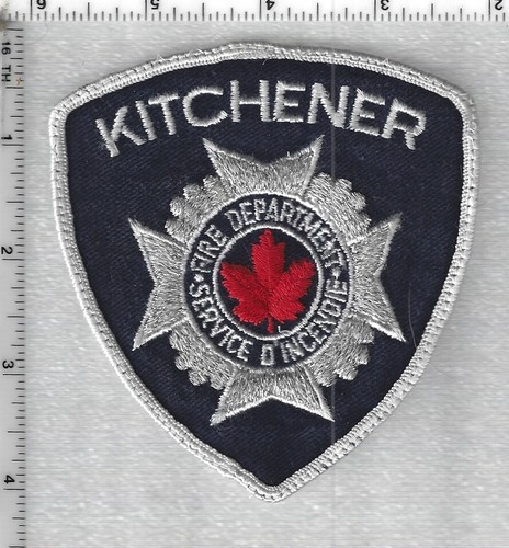 Kitchener Fire Department (Ontario, Canada) Uniform Take-Off Shoulder ...