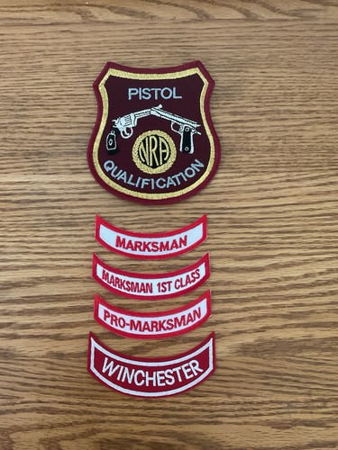NRA Handgun Qualification Program Patch Marksmanship Award Badges | eBay