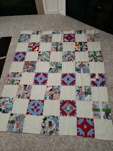 Quilt Top- Hand Stitched 64" X 78 1/2" | eBay