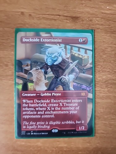 MTG Magic: The Gathering Dockside Extortionist Borderless 2X2! | eBay