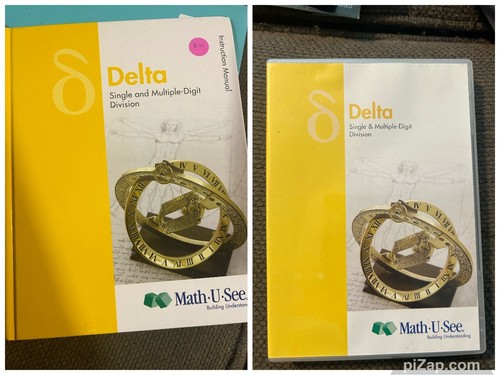 Math-U-See Delta Single & Multiple Digit Division Instruction Manual ...