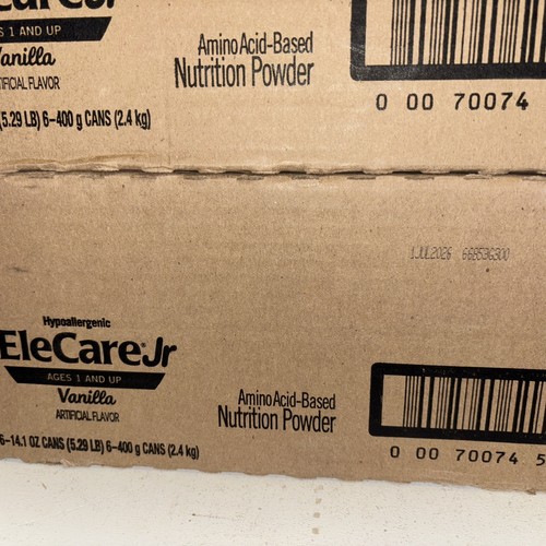 Elecare Jr Vanilla Junior Formula, 6 cans X 14.1 oz/can, expire mid ...