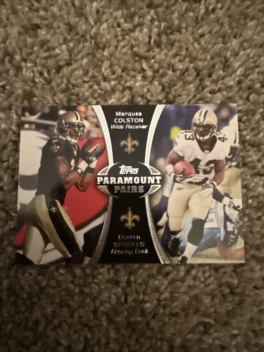 2012 Topps - Paramount Pairs Marques Colston, Pierre Thomas #PA-Cs | eBay