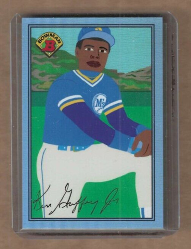 2021 Topps Ken Griffey Jr. "1989 Bowman X Keith Shore" SP Card KG2, PR ...