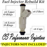 Fuel Injectors Rebuild Repair Kit fits 0280150931 for 93-97 Ford Mazda ...