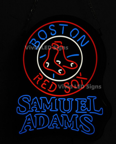 10" Vivid LED Boston Red Sox Neon Sign Light Lamp Beer Bar Wall Decor ...