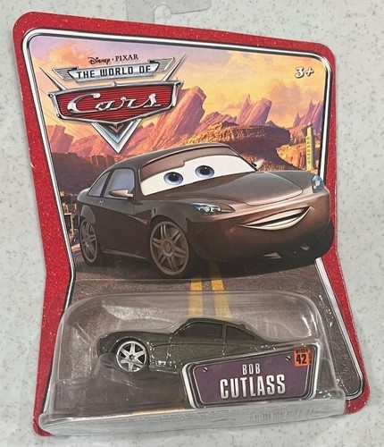 Disney Pixar Cars - 2008 WORLD OF CARS - BOB CUTLASS COMMENTATOR | eBay