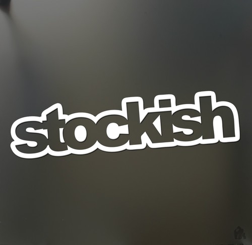Stockish sticker JDM slammed stance Funny drift lowered car window ...