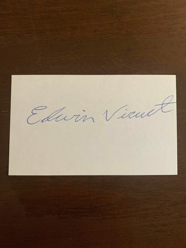 EDWIN VIRUET - BOXER - AUTHENTIC AUTOGRAPH SIGNED- B5931 | eBay