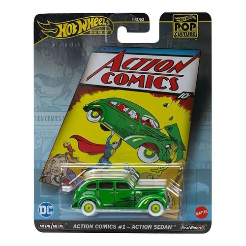 Hot Wheels Pop Culture Action Comics #1 Action Sedan HXD63 | eBay