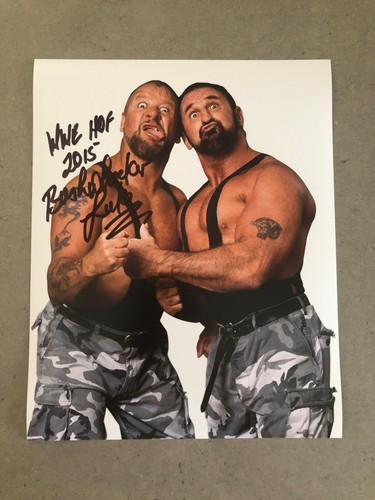 Wrestling WWE autographed Bushwacker Luke photo from signing - WWE ...