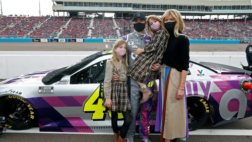 NASCAR SUPERSTAR JIMMIE JOHNSON LAST RIDE AT PHOENIX 8X10 PHOTO W ...