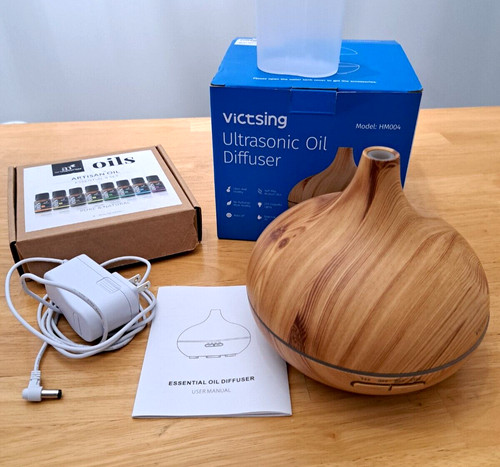 Victsing Ultrasonic Oil Diffuser & Art Naturals Essential Oils (6 ...