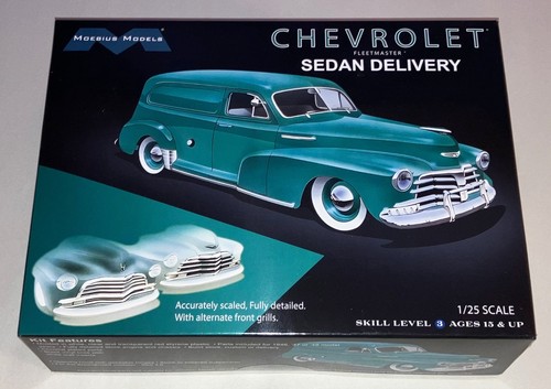 Moebius 1947 Chevy Fleetmaster Sedan Delivery 1:25 scale model car kit ...