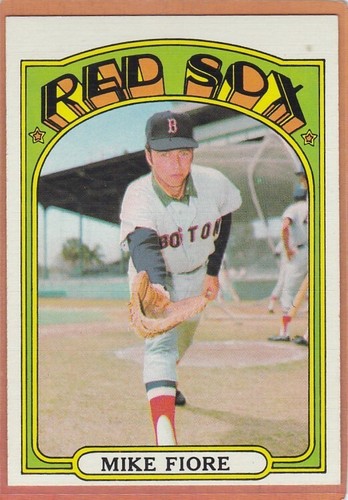 1972 TOPPS BASEBALL MIKE FIORE #199 RED SOX EXMT *A5669 | eBay