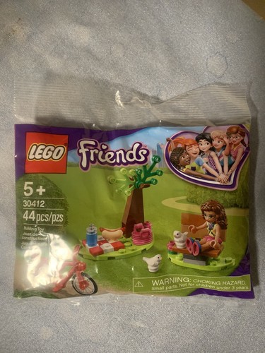 LEGO Friends 30412 Andrea's Park Picnic Polybag .Bird Hot Dog ,Bike ...