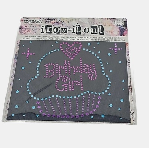 New Horizon Group Iron It Out 'Birthday Girl' Rhinestone Cup Cake ...
