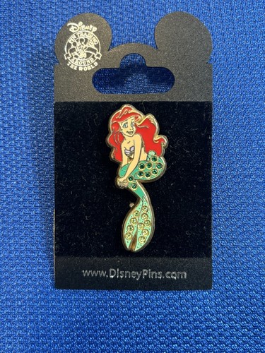 Disney WDW My Little Mermaid Ariel Pin With Green Stones In Fin | eBay