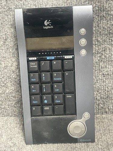 Logitech MediaPad Bluetooth Remote Commander Wireless Keypad for sale ...