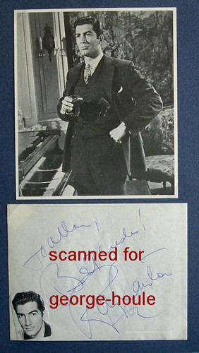 RAY DANTON - GUY STOCKWELL - AUTOGRAPH - - LEGS DIAMOND - GEORGE RAFT ...
