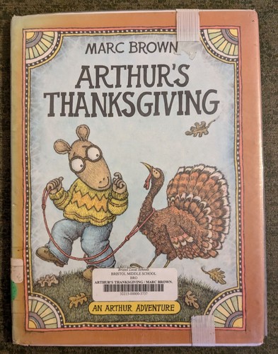 Arthur's Thanksgiving by Marc Brown - hardcover kids book - 1983 | eBay
