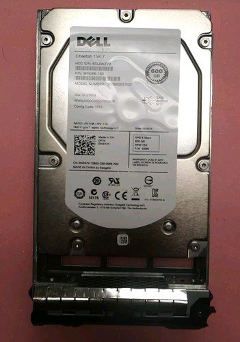 Dell W347K 0W347K ST3600057SS 600GB 15K 6G 3.5" SAS HDD W/Caddy | eBay