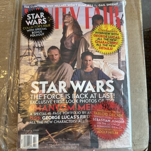 1999 February VANITY FAIR Magazine “STAR WARS” The Force Is Back (MH141 ...