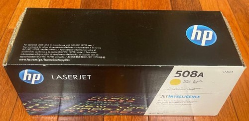 Genuine HP 508A Yellow Standard Yield Toner Cartridge (CF362A) New ...