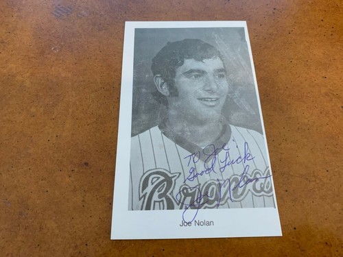 1977 Atlanta Braves Signed Autographed Baseball Team Issue Joe Nolan | eBay
