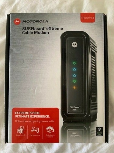 Motorola SURFboard eXtreme Cable modem DOCSIS 3.0 SB6121 160mbps | eBay