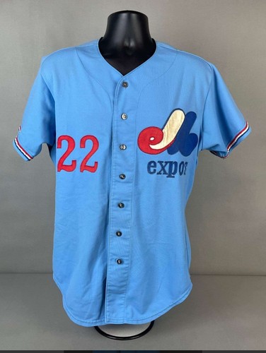 1978 Game Worn Montreal Expos Powder Blue Road Jersey | eBay