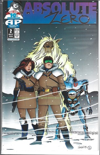 ABSOLUTE ZERO #2 (VF/NM) ANTARTIC PRESS COMICS $3.95 FLAT RATE SHIPPING ...
