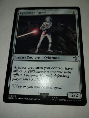 Cyberman Patrol - Universes Beyond Doctor Who - MTG - NM FREE SHIPPING ...