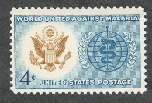 US. 1194. 4c. Great Seal of US and WHO Symbol. Malaria Eradication. MNH ...