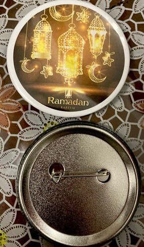 Ramadan Button Pins. Set of 6 (2 1/4 Inches) | eBay