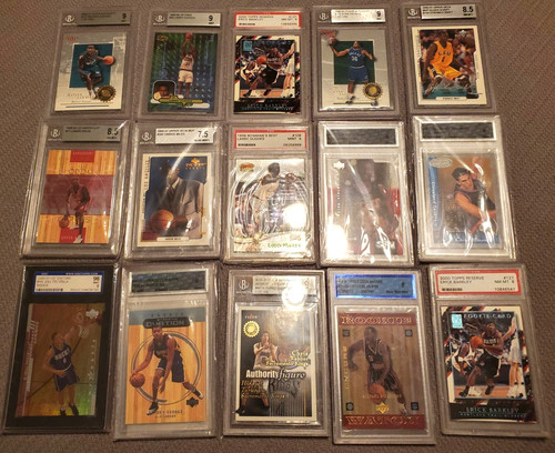 NBA BASKETBALL CARDS ~ GRADED / SLABS - ASSORTED LOT OF 15 ~ BECKETT ...