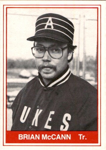 1982 Alexandria Dukes TCMA #19 Brian McCann Trainer Calumet ...